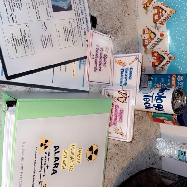 Radiologic Tech Skull Test + Procedure Booklet Bundle With 20 Oz ...