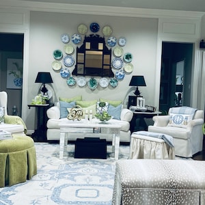 Blue and White Chinoiserie Throw Blanket Chinoiserie Home Decor ...