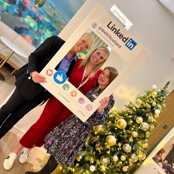 PRINTED Premium Personalised Linkedin Profile Selfie Frame Ideal for ...