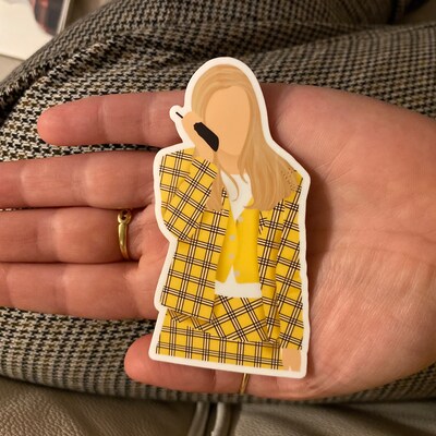 Cher Sticker, Clueless, Clueless Sticker, 90s Stickers, Phone Case ...