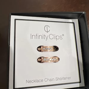 Infinity Clips Necklace Shortener, Chain Shortener, Clasp for Necklace ...