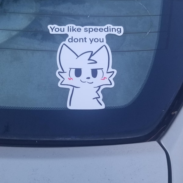 You Like Speeding Don't You Boykisser Sticker Boykisser Merch Funny ...