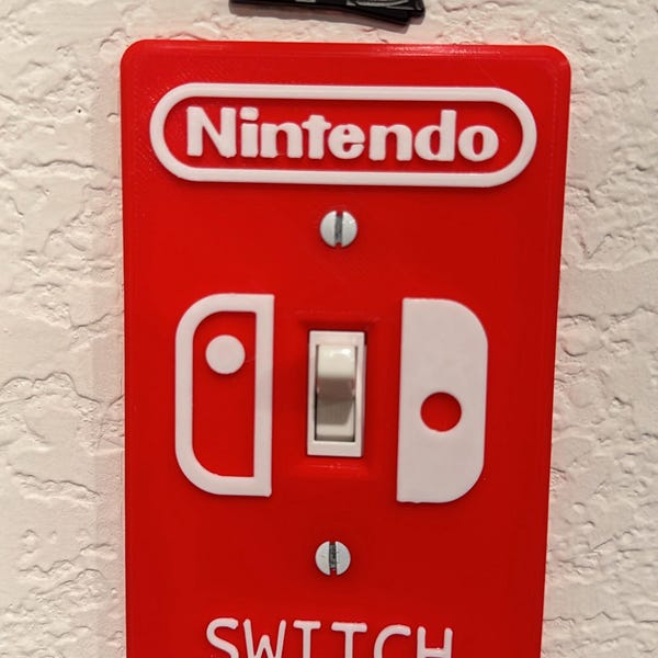 Nintendo Switch Light Switch Plate - Etsy