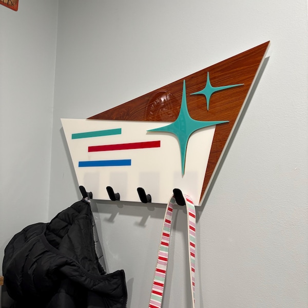 Mid Century Modern atomic Flamingo Night Light Ambient Lighting MCM ...