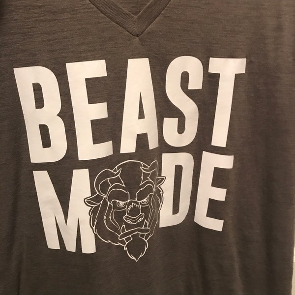 Beast Mode Shirt, Cute Funny Disney Tee, Custom, Any Color - Etsy