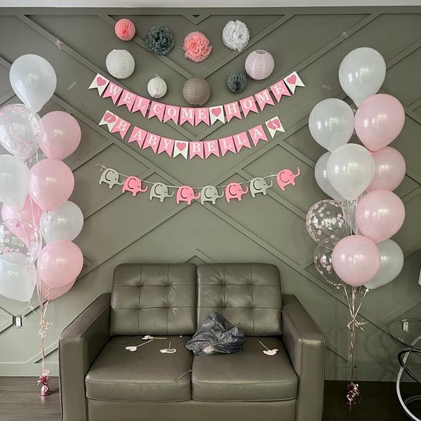 Welcome Home Dad, Homecoming Party Banner/tissue Paper Tassel Garland ...