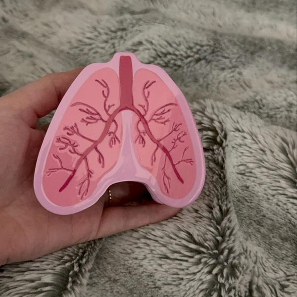 Anatomical Lung Hair Claw: Medical Science Gift - Etsy