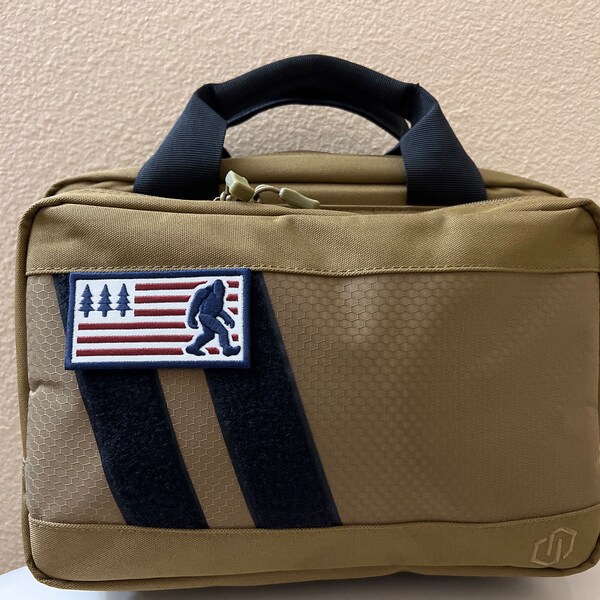 Bigfoot American Flag Patch – Embroidered USA Sasquatch Patch ...