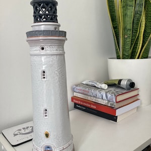 Umpqua River handmade ceramic lighthouse model miniature | Etsy