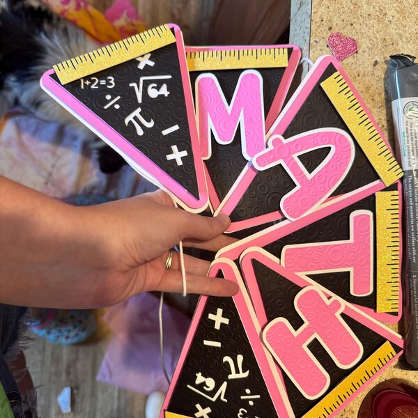 MATH CLASSROOM ROUND Banner Decor-welcome Back to Math Classroom Banner ...