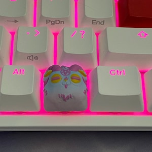 Satanic Cute Goat Resin Keycap for Mechanical Keyboards With Cherry Mx ...