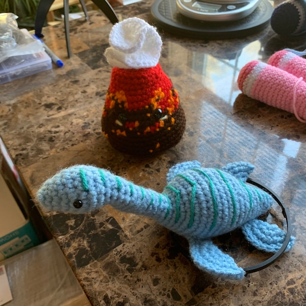 Combo Dinosaur No Sew Crochet Pattern, Parasaurolophus Pattern ...