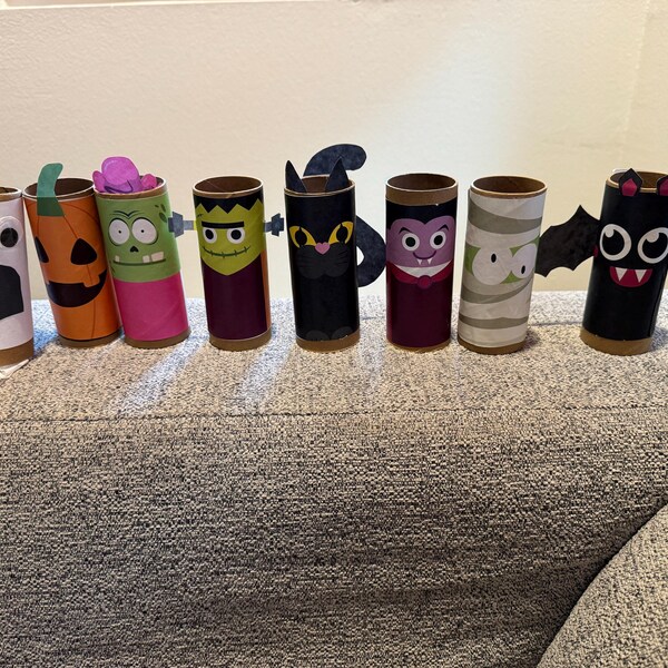 Monster Puppets Printable Templates - Etsy Canada