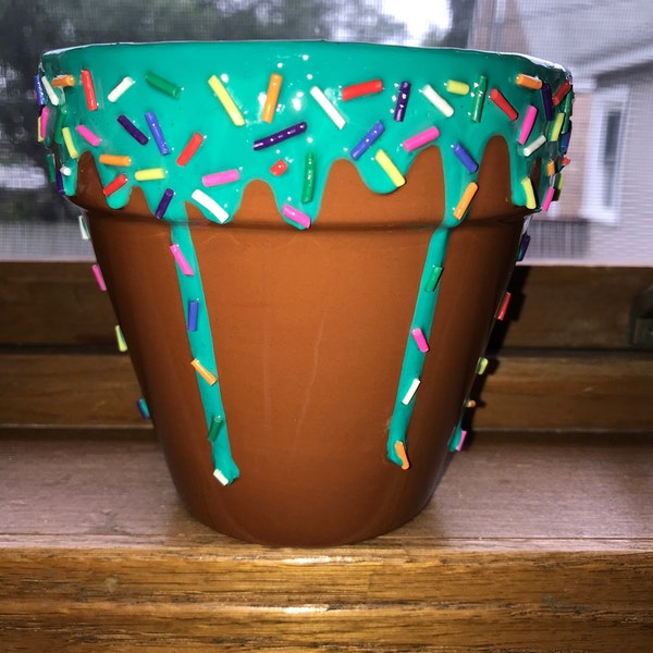 Sprinkle Planter, Cloud Plant Pot, Sunset Planter, Ice Cream Planter ...