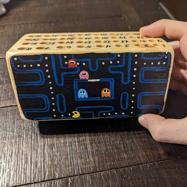 Teacher Gift, Pencil Holder, Numbered, Personalized Wood Block, School ...