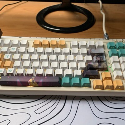 Custom Lazy Capybara Artisan Keycaps Hand Painted Resin Print Gaming ...