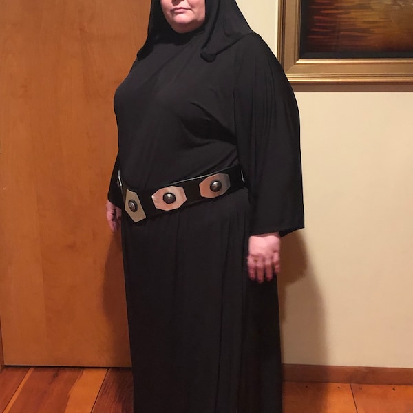 Dark Side Princess Leia Organa Cosplay Crossover Costume Black Gown ...