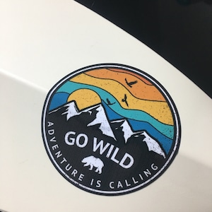 Go Wild Adventure is Calling Car Vinyl Sticker Decal Bumper Sticker for ...