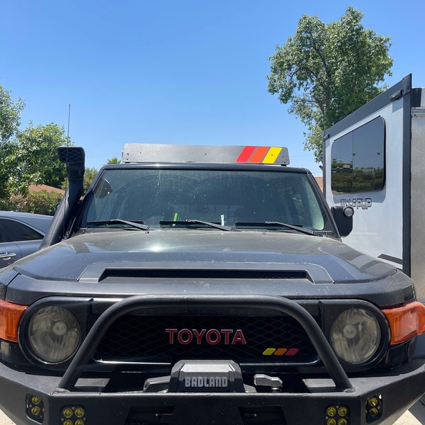 Many Colors & Sizes - Tri 3 Color Retro Racing Stripes Rainbow Vinyl ...