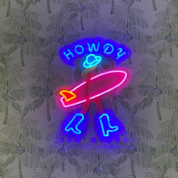 DRAMATIC EXIT Neon Sign, Shelf Decor, Street Style Sign, Housewarming ...