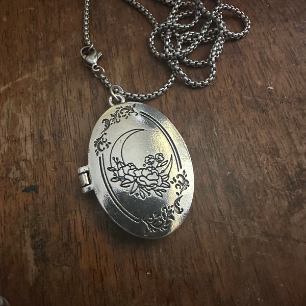 Witch Locket, Broom Closet Locket, Moon Locket, Witchy Pendant ...