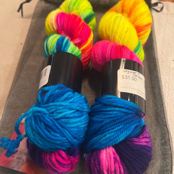 Polly Want A Cracker? - Hand Dyed, Fingering Sock Yarn, Superwash, Hand ...