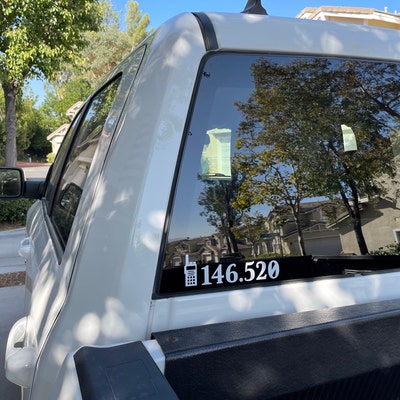 Custom Morse Code Ham Radio Callsign Car Vinyl Decal Sticker - Etsy