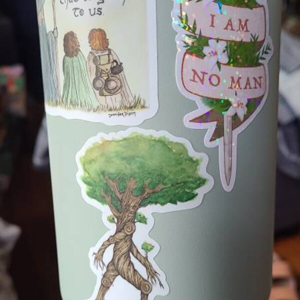 Waterproof Vinyl Sticker | Hobbit Door | Tolkien Inspired Art - Etsy