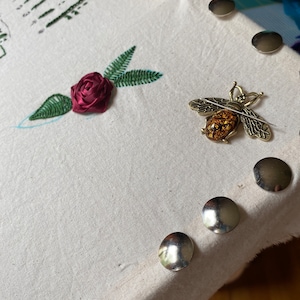 Gold Bee Needle Minder, Needle Keep, Needle Minder, Needle Magnet ...