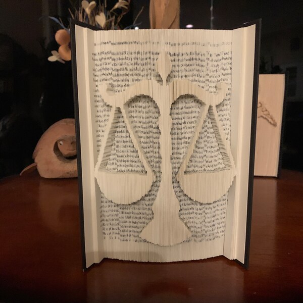 Judge - Law; Justice Scale: Book Folding Pattern, Instruction DIY ...