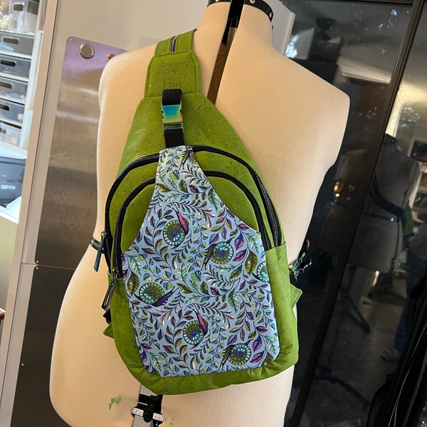 Wayfarer 2.0 (style 2) - Large Unisex Sling Backpack - A Quaint Stitch ...