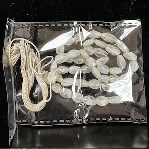 Moonstone 2mm Beaded Chain,moonstone Rosary Chains,gold Plating Wire ...