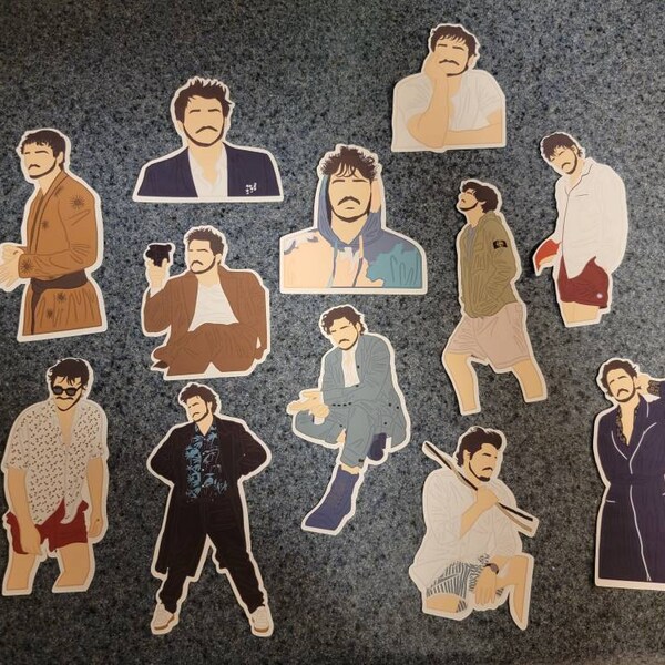 Pedro Pascal Vol. 2 Sticker Pack - Etsy