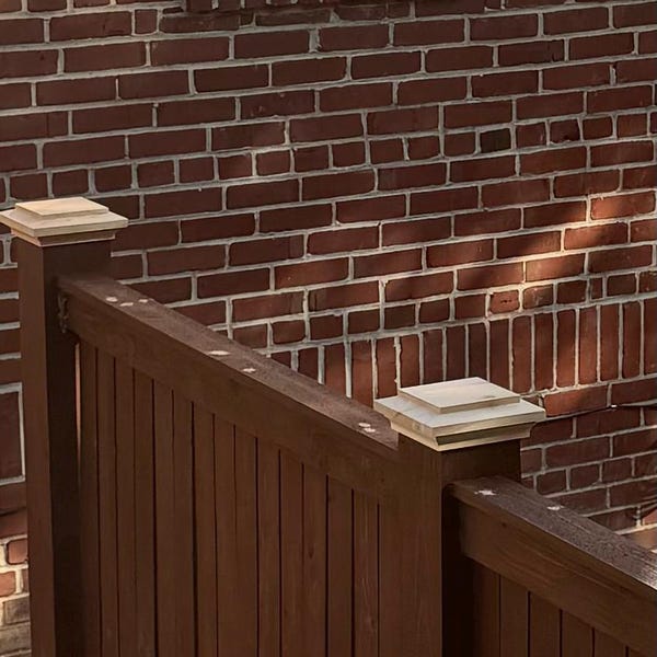 6x6 - 5-1/2" - Wood Post Skirt - Redwood - Traditional Style - All Post ...