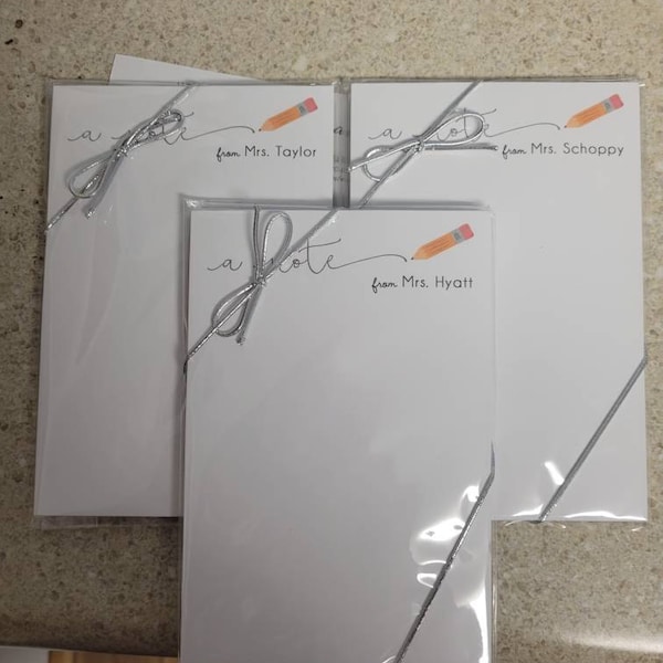 Personalized Notepad Lazy Kitty Cat - Etsy