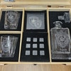 Laser Engraved Rock Glass Box Set N-y-p-d L-a-p-d Bottom Engrave - Etsy