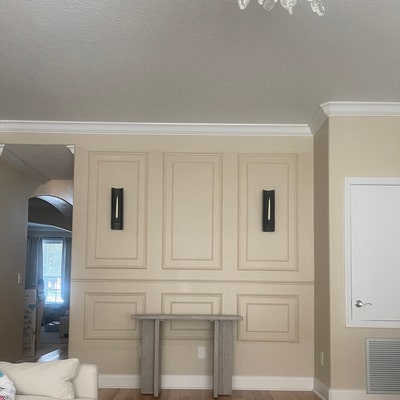 Wall Molding Package Ready to Assemble, Pre-cut Factory Primed, Nested ...