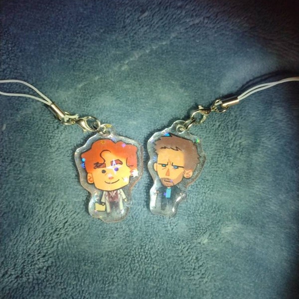 1.5 Inch House MD Glitter Acrylic Charm Keychains - Etsy