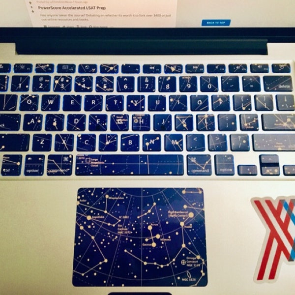 Stars | MacBook Keyboard Stickers MacBook Keyboard Decal Vinyl Air 13 ...