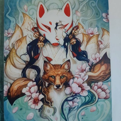 Fantasy Poster kitsune Fairy Tale Fantasy Art - Etsy