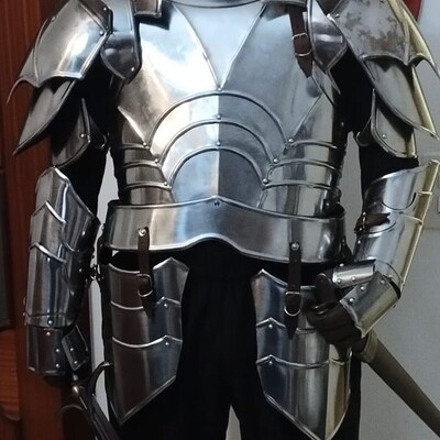 Medieval Plates Fantasy Half Body Armor Suit/cuirass/pauldrons/bracers ...