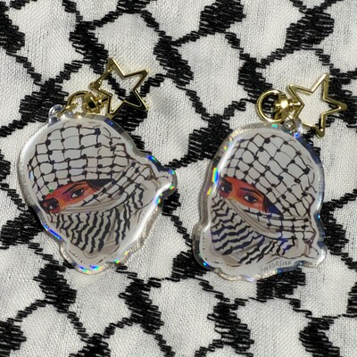 Keffiyeh Sticker Vinyl, Waterproof, 3 Inches Palestine Sticker - Etsy