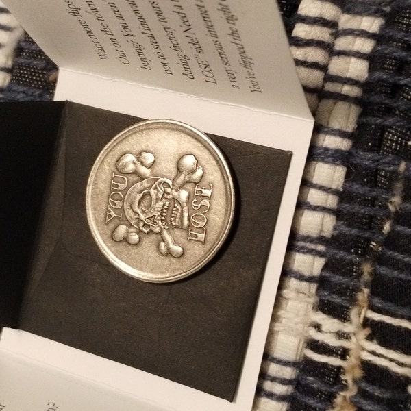 I Win/you Lose Decision Maker Coin - Etsy