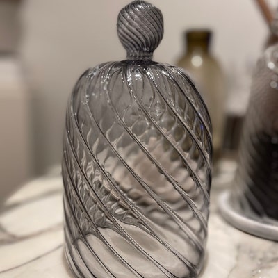 Set of Four Blown Glass Pendant Lights for Kitchen Island, Ceiling ...