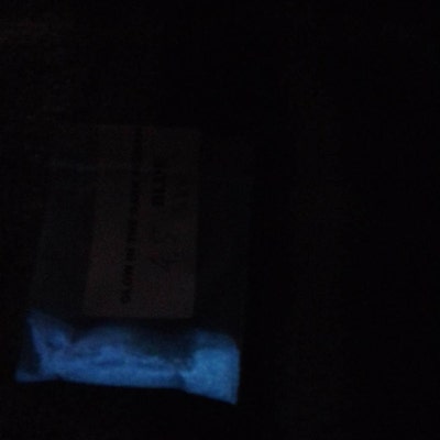 Aqua Glow in the Dark Neon Pigment Powder - Etsy