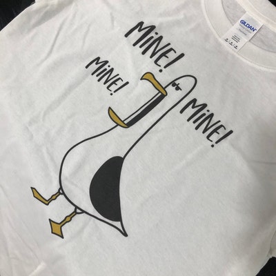 Finding Nemo Seagull MINE MINE MINE T-shirt Funny Seagull Tee Finding ...