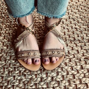 WANDERLUST Sandals Greek Leather Sandals Women Leather | Etsy