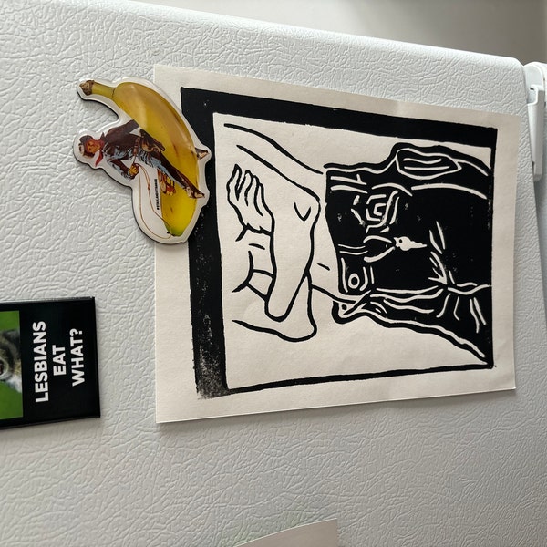 RING OF KEYS Linocut Print - Etsy