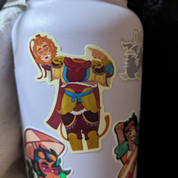 Ne Zha Matte Sticker - Etsy