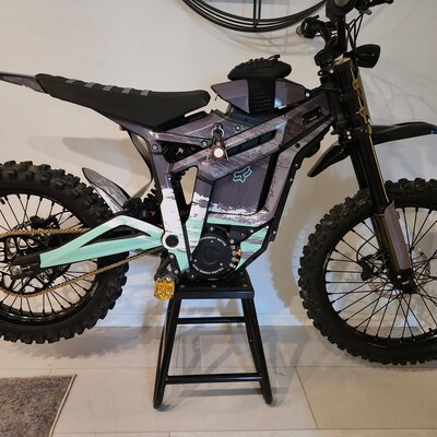 SUR RON Fox Blue Full Graphics Kit Gloss or Matte Surron Laminated ...